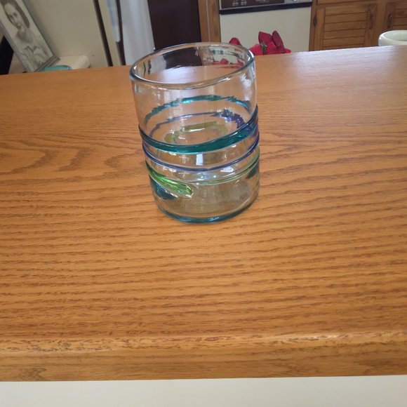 Unknown | Dining | Cocktail Glass Uniquely Banded | Poshmark
